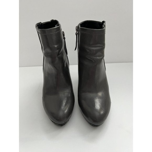 Bandolino | Shoes | Bandolino Aformica Womens Gray Heeled Ankle Boots ...